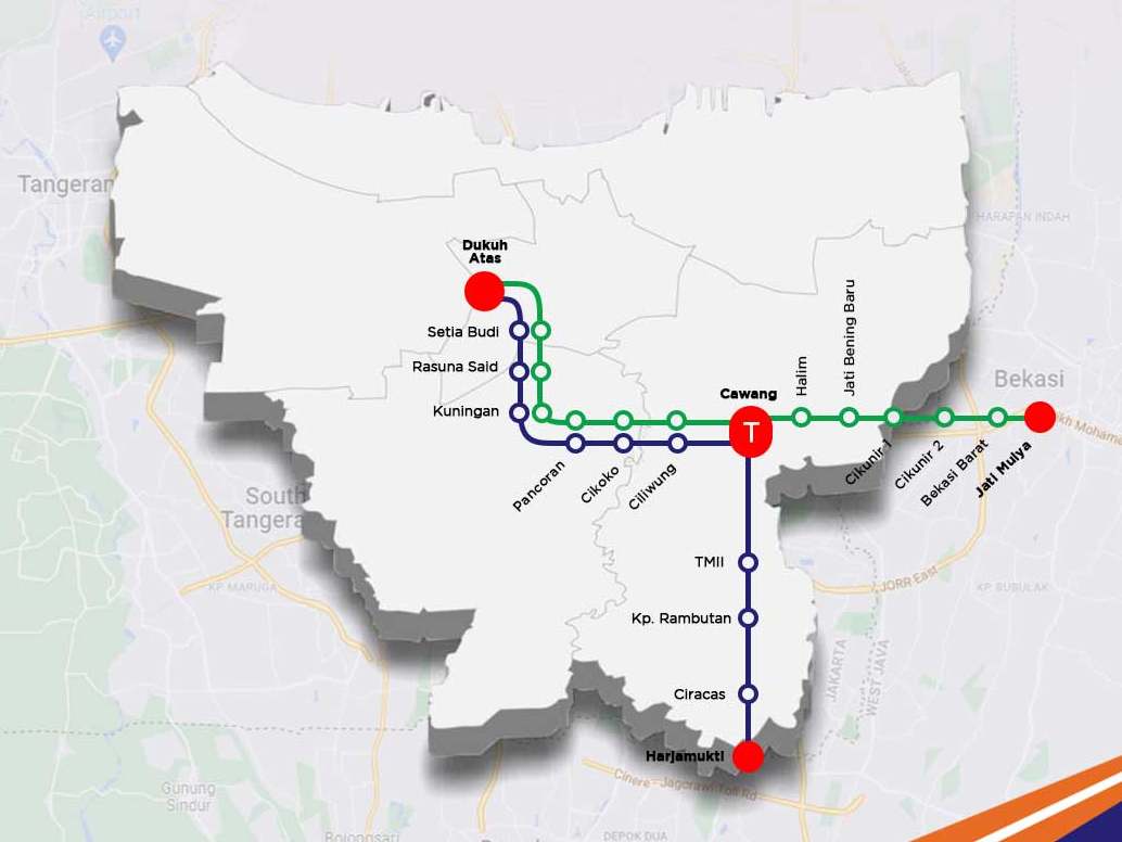 Panjang Lintasan LRT Jabodebek, Rangkaian, dan Jumlah Penumpang ...