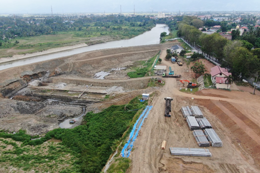 Peremajaan Bendung Karet Krueng Aceh - Majalah Lintas