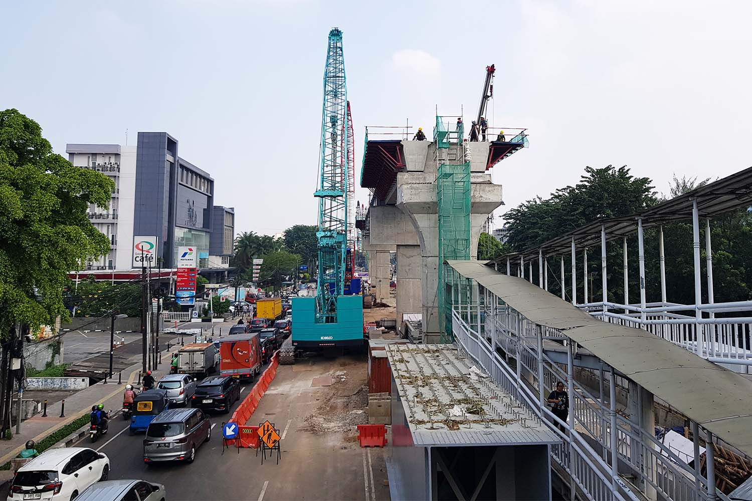 Menengok Pembangunan Proyek LRT Fase 1B Velodrome-Manggarai - Majalah ...