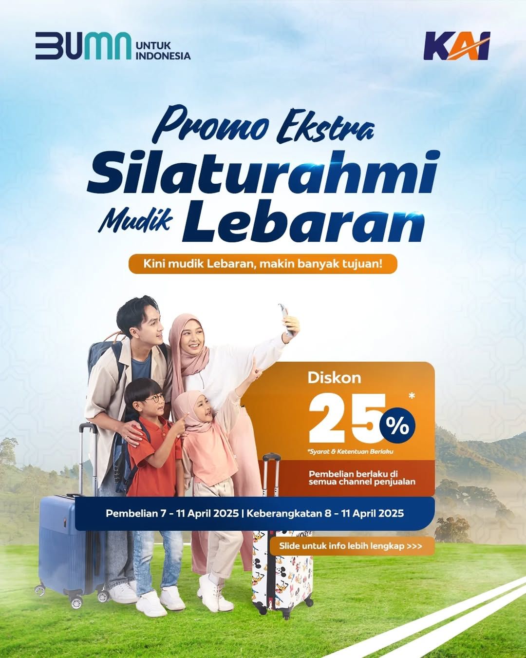 Promo Ekstra Silaturahmi, Harga Tiket Kereta Api Diskon hingga 25 ...